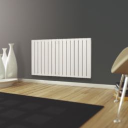 Blaze 600mm x 1115mm 3907BTU White Horizontal Designer Radiator - Screwfix
