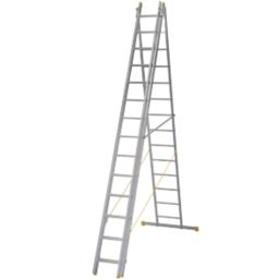 Werner Aluminium 9.61m Combination Ladder - Screwfix