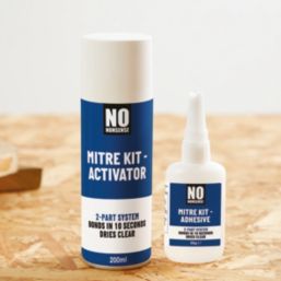 No Nonsense Mitre Adhesive 200ml - Screwfix