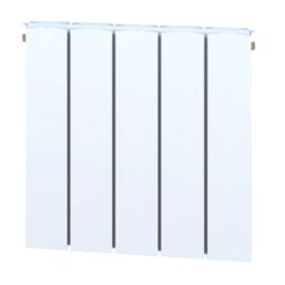 Towelrads Hanworth Plus 400mm x 640mm 2252BTU White Horizontal Designer ...