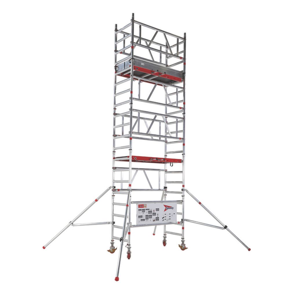 Double Depth Aluminium Access Tower 0.61m x 1.62m x 2m 1 Week Hire ...