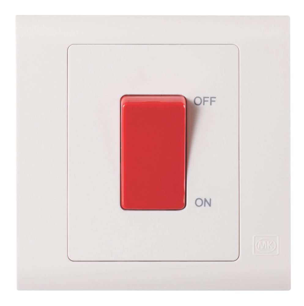 MK Cooker Switch Switches & Sockets | Wiring Accessories | Screwfix.com
