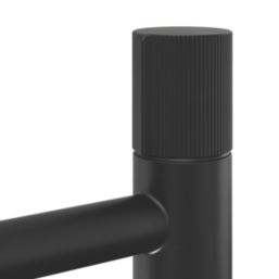 Swirl Gallen Matt Black 192.6mm Standard Round Head Mono Basin Mixer ...