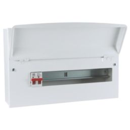 MK Sentry 16-Module 14-Way Part-Populated Main Switch Consumer Unit - Screwfix