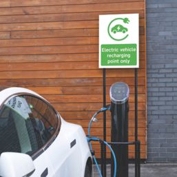 Essentials EV Sign 300mm x 400mm - Screwfix