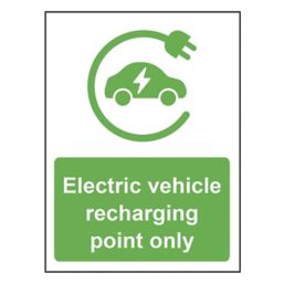 Essentials EV Sign 300mm x 400mm - Screwfix