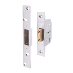 ERA 5 Lever Chrome Mortice Deadlock 76mm Case - 56mm Backset - Screwfix