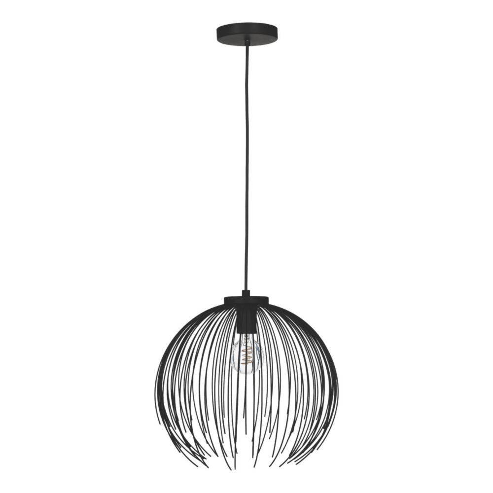 Eglo Venezuela Pendant Light Black - Screwfix
