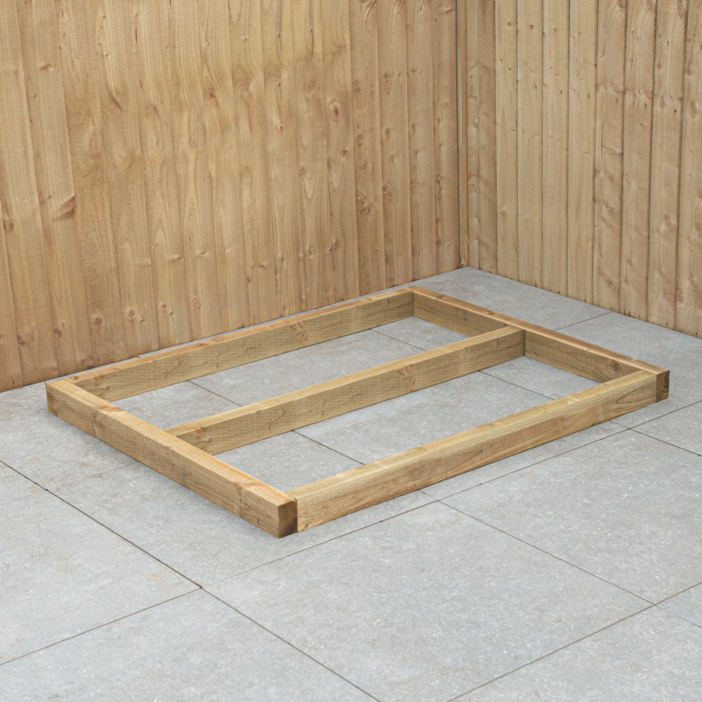 Forest 4' x 3' Timber Shed Base - Screwfix