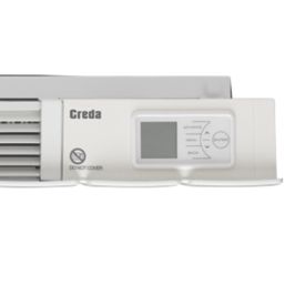Creda 2000W Electric Wall-Mounted Panel Heater 536mm x 911mm White ...