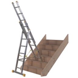 Werner Aluminium 3.78m Combination Ladder - Screwfix