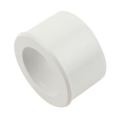 FloPlast Solvent Weld Reducer 50mm x 32mm White - Screwfix