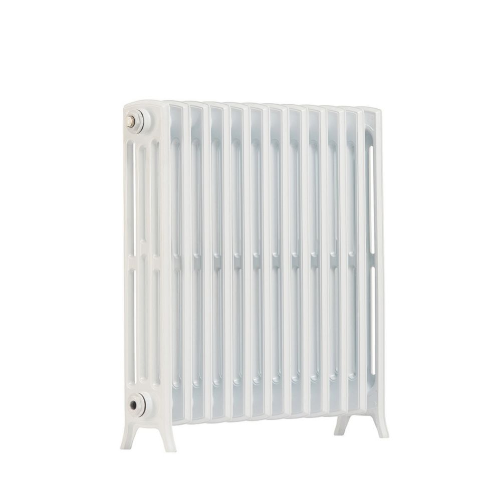 Arroll Edwardian 750mm x 728mm 3517BTU White Vertical Designer Radiator ...