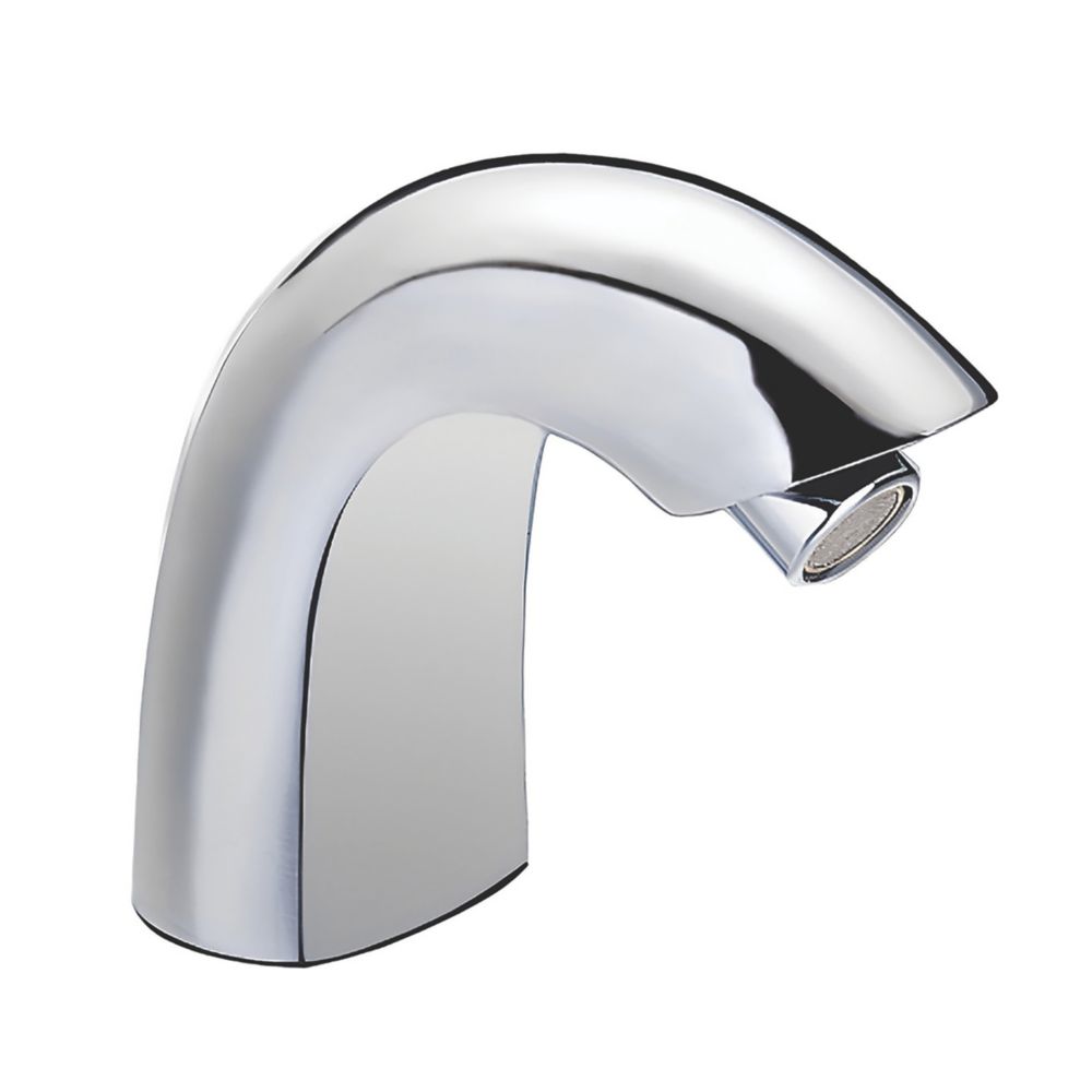 Infratap Wye Polished Chrome 120mm Sensor Mono Basin Mixer Tap - Screwfix