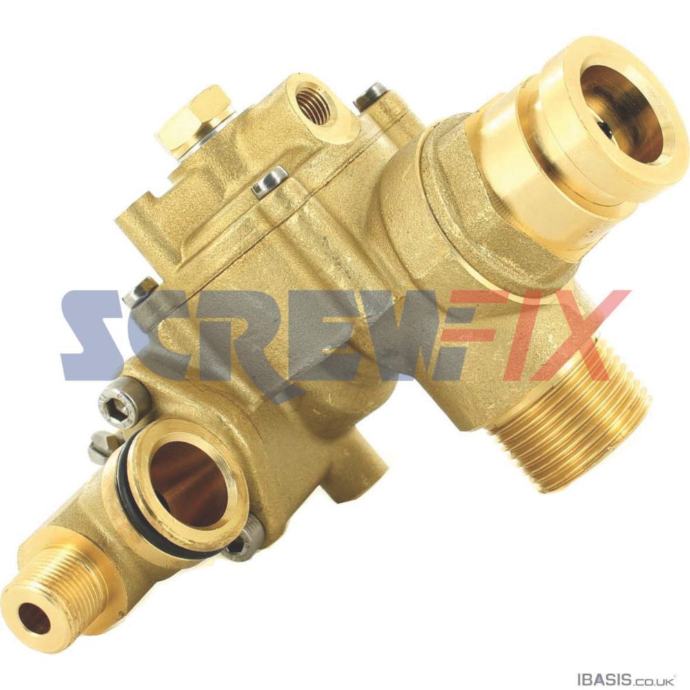 Baxi 7224343 3-Way Valve Assembly - Screwfix