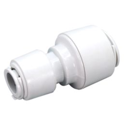 FloPlast FloFit+ Plastic Push-Fit Reducing Couplers 22mm x 15mm 5 Pack - Screwfix