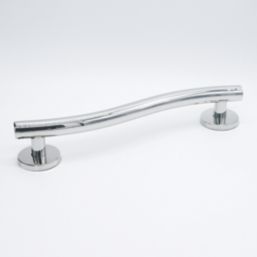 Rothley Angled Household Grab Rail Stainless Steel 305mm - Screwfix