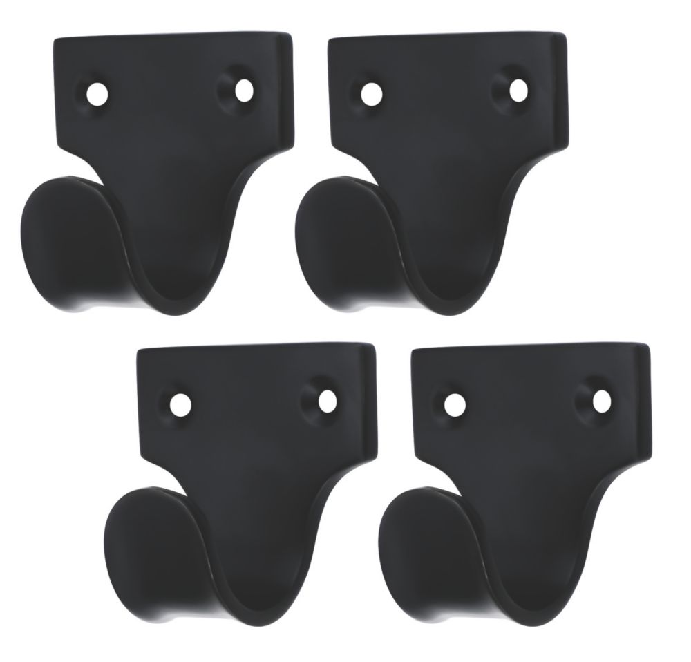 Smith & Locke Sash Window Handles Matt Black 50mm x 50mm 4 Pack - Screwfix