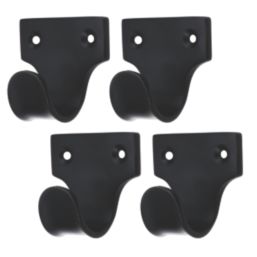 Smith & Locke Sash Window Handles Matt Black 50mm x 50mm 4 Pack - Screwfix