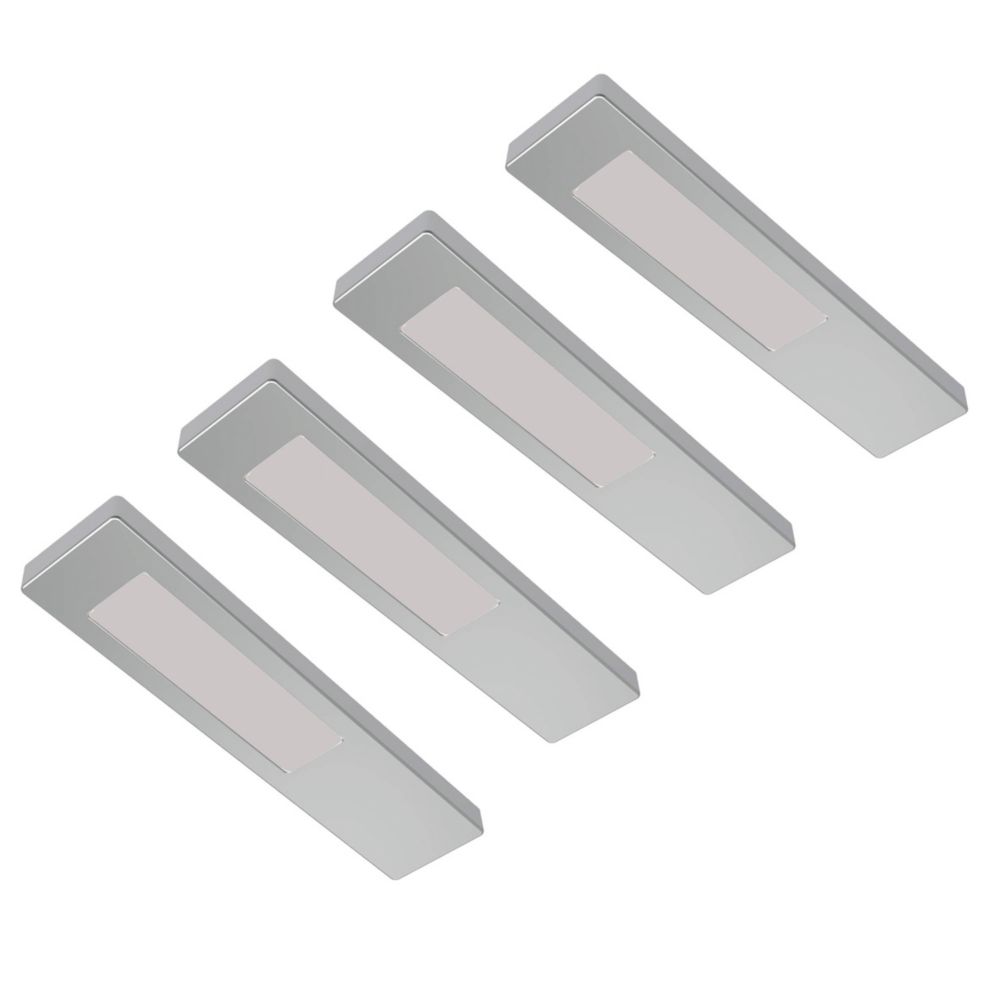 Sensio Ark TrioTone Rectangular LED Under Cabinet Lights Steel 10W 110 ...