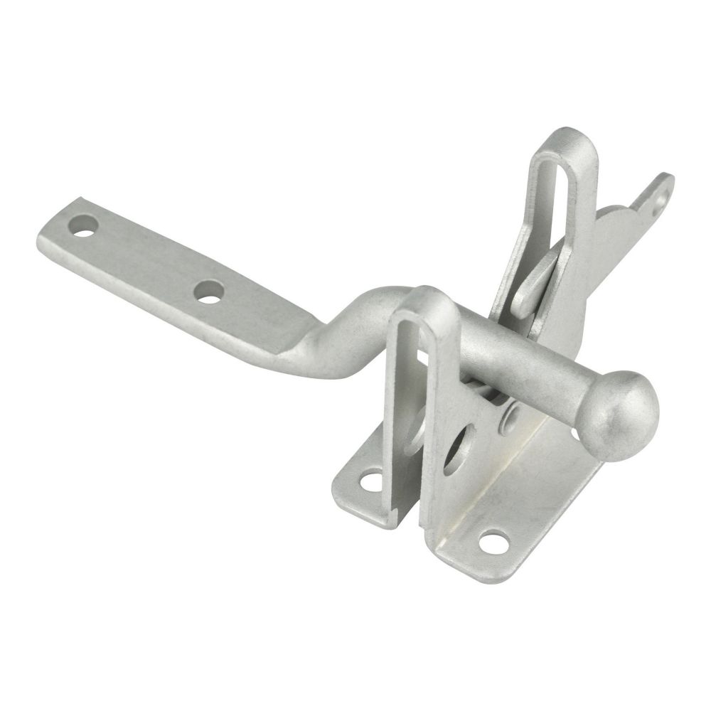 Smith & Locke Gate Latch Silver 115mm - Screwfix
