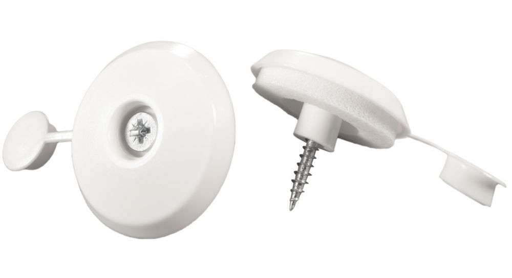 Radmat Building Materials Polycarbonate Fixings White 10mm x 40mm 50 ...