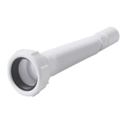 Flomasta Flexible Waste Pipe White 40mm x 320-750mm - Screwfix