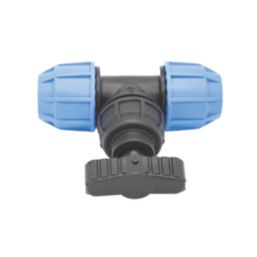 FloPlast MDPE Plastic Stop Cock 25mm x 25mm - Screwfix