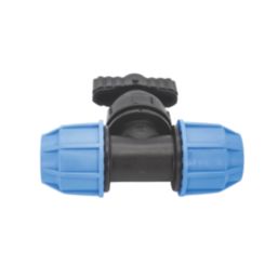FloPlast MDPE Plastic Stop Cock 25mm x 25mm - Screwfix