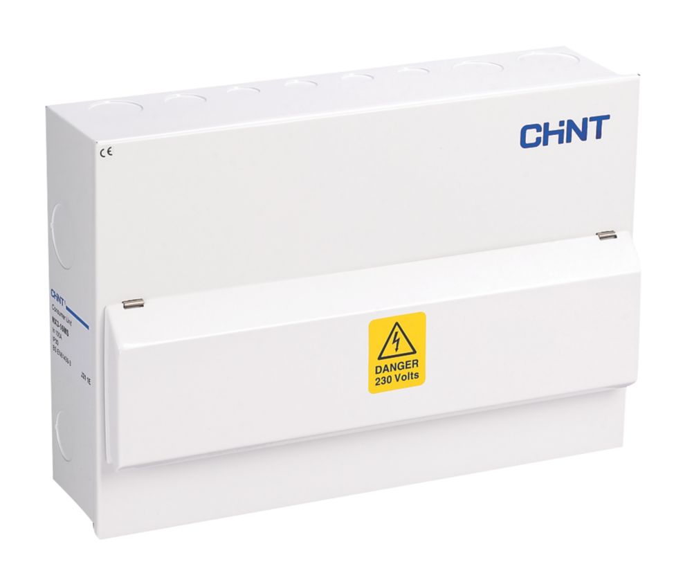 Chint NX3-16MS 16-Module 14-Way Part-Populated Main Switch Consumer ...