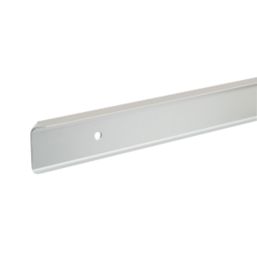 Unika Worktop Corner Joint Brushed Silver 630mm x 30mm - Screwfix