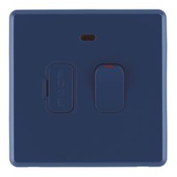 Arlec 13A Switched Fused Spur with Neon Blue with Colour-Matched ...