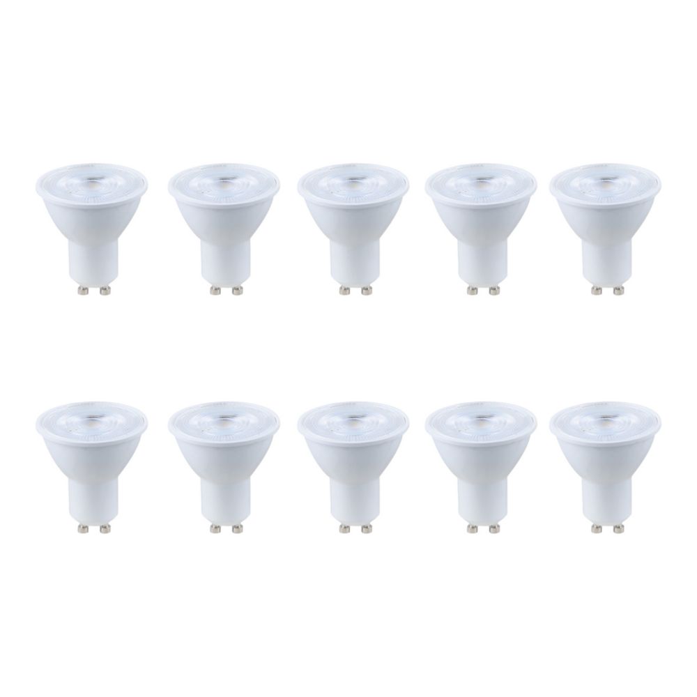 Essentials GU10 LED Light Bulb 230lm 2.4W 10 Pack - Screwfix