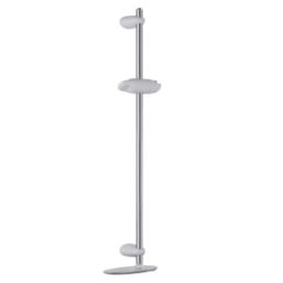 Mira Nectar Slide Bar Chrome/White 620mm - Screwfix