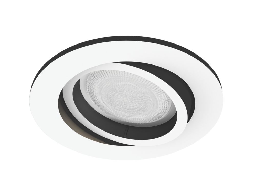 Philips Hue Miliskin Adjustable Head LED Smart Recessed Downlight White ...