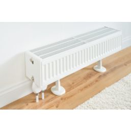 Time 300mm x 2200mm 14560BTU White Type 44 Convector Radiator - Screwfix