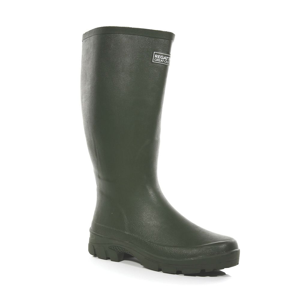 Regatta Mumford II Size 7 Deep Green Non Safety Wellies - Screwfix