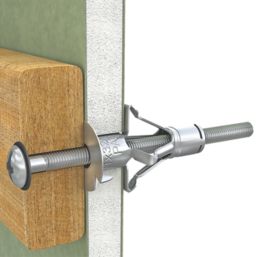 Rawlplug Sm Interset Plasterboard Fixings M6 x 80mm 50 Pack - Screwfix