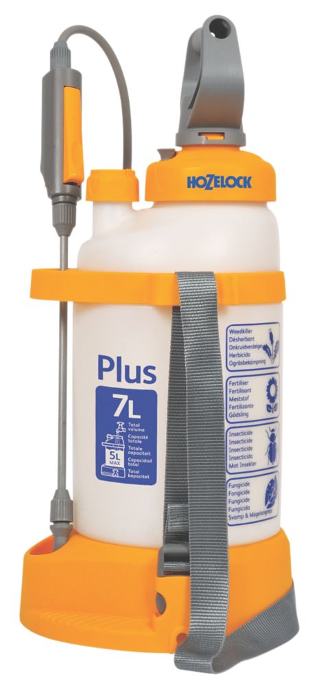 Hozelock Plus Translucent Pressure Sprayer 7Ltr | Garden Sprayers ...