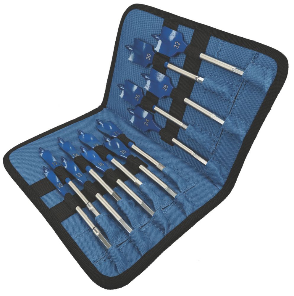 Bosch Expert Self Cut Speed Hex Shank Flat Wood Spade Drill Bit Set 13 ...