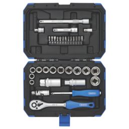 Draper Mixed Drive Metric Socket Set 34 Pieces - Screwfix