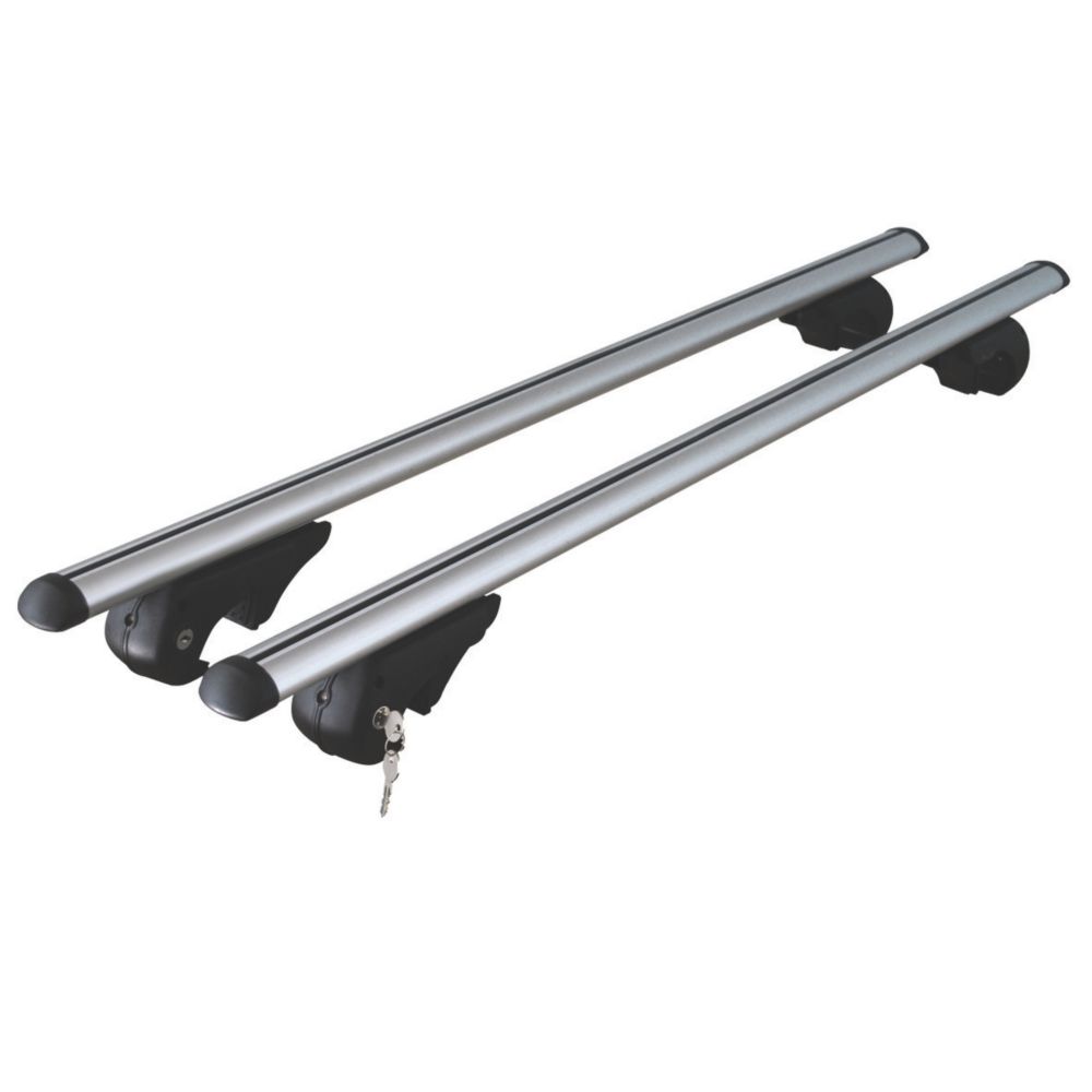 Menabo RB1045 Universal Aluminium Roof Bar Set for Raised Roof Rails 1 ...