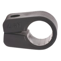 Vimark Black Round CC7 Cable Cleats 15.1mm - 17.8mm 25 Pack - Screwfix