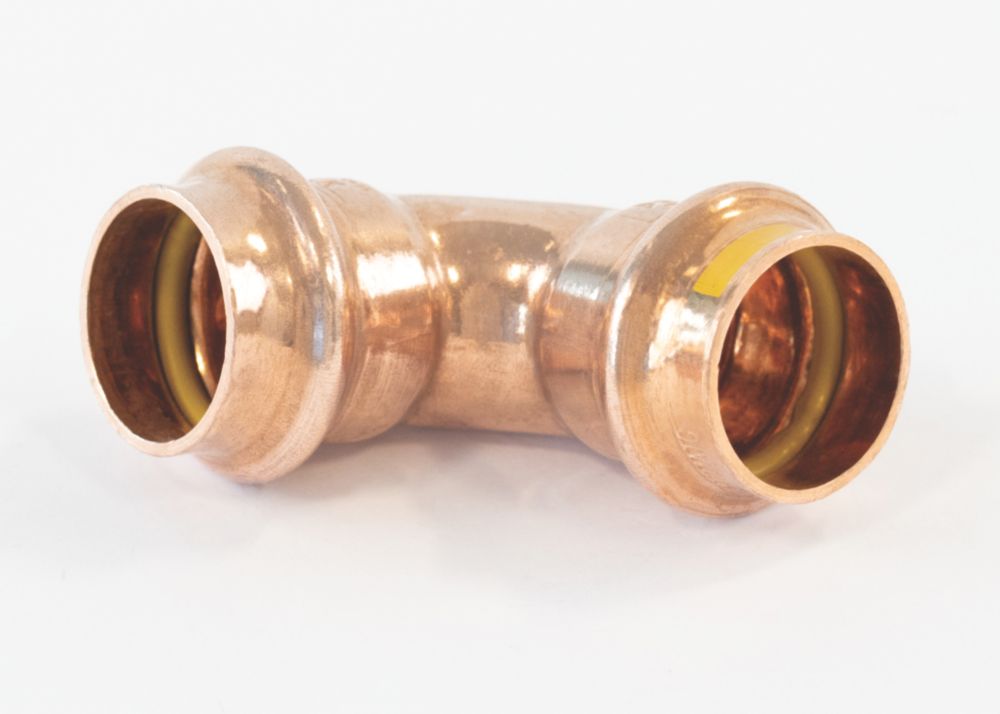 Conex Banninger B Press Gas Copper Press-Fit Equal 90° Bends 22mm 10 ...