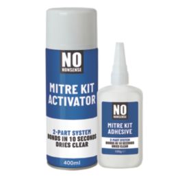 No Nonsense Mitre Adhesive 400ml - Screwfix