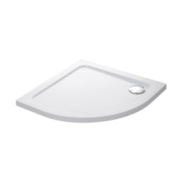 Mira Flight Low Quadrant Shower Tray White 1000mm x 1000mm x 40mm ...