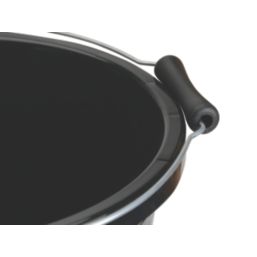 Red Gorilla Polyethylene Bucket Black 15Ltr - Screwfix