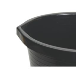 Red Gorilla Polyethylene Bucket Black 15Ltr - Screwfix