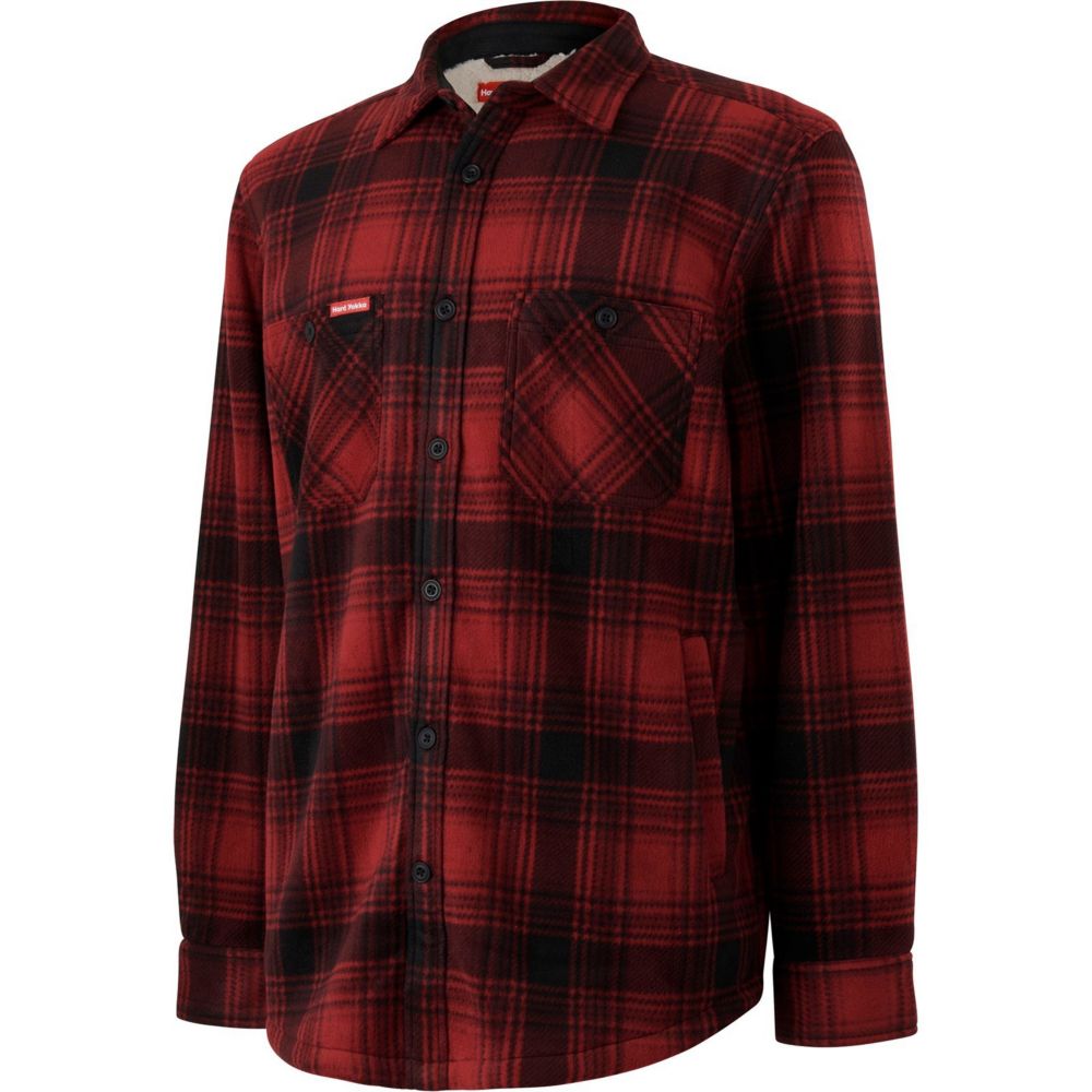 Hard Yakka Sherpa Jacket Red 2X Large 46" Chest - Screwfix