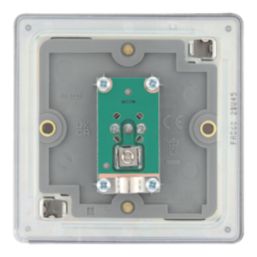 LAP 1-Gang F-Type Coaxial TV / FM Socket Antique Brass - Screwfix